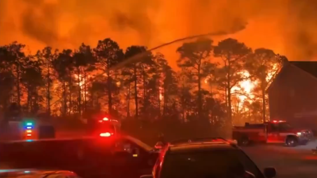 1,200 acre wildfire at Myrtle Beach – Governor declares state of emergency - Newswize