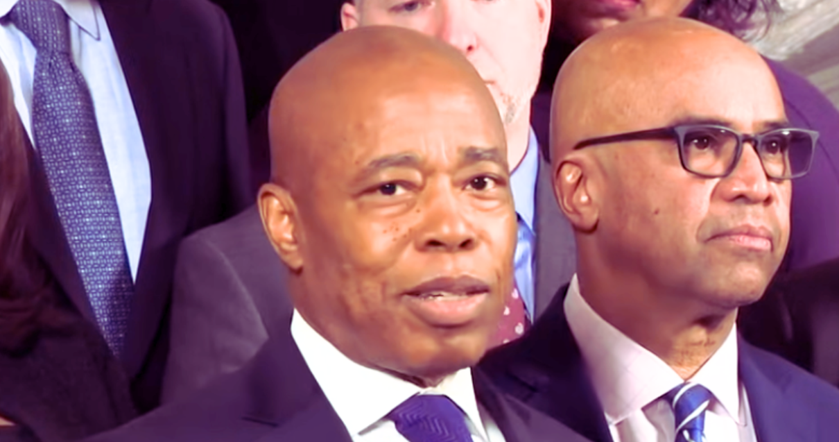 X Thinks They Just Saw Eric Adams Commit Massive Fraud in Plain Sight ...